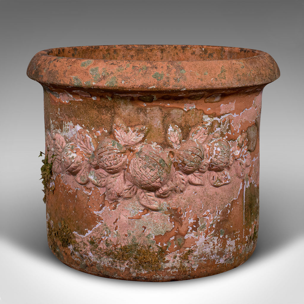 Large Vintage Jardiniere Pot, Italian, Terracotta, Outdoor, Garden ...