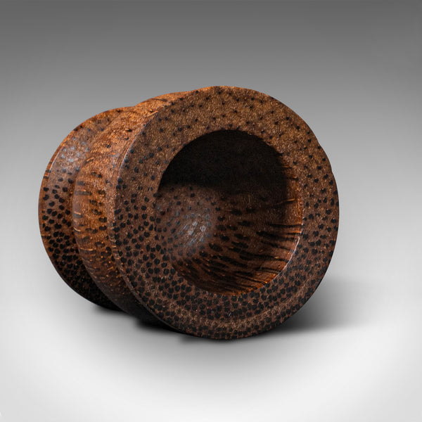 Small Vintage Mortar & Pestle, English, Palmyra, Decorative Treen ...