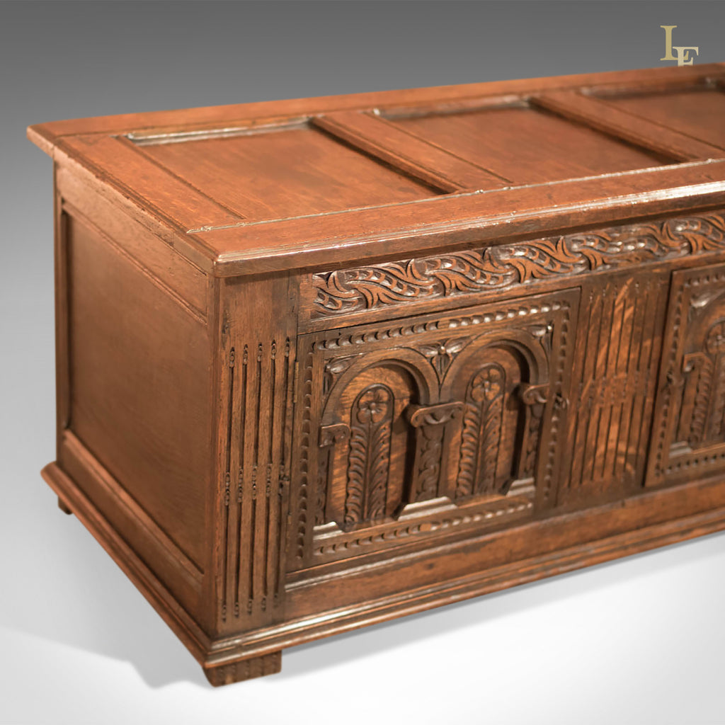 Antique Coffer, English Oak Furniture – London Fine Antiques