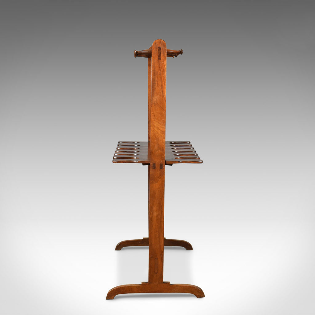 Antique Boot Rack, Welsh, Victorian, Riding Crop Stand, Mahogany, Circ ...
