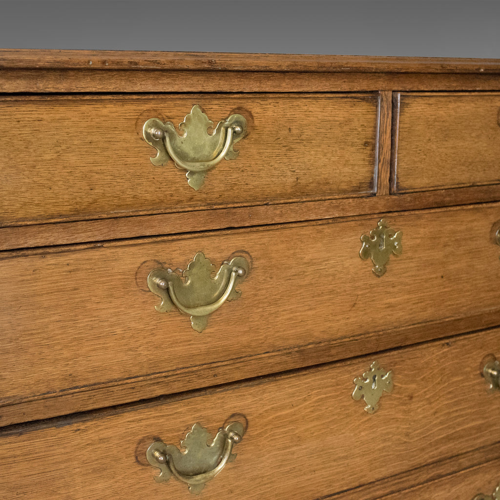 Antique Chest of Drawers, Georgian, English Oak, Circa 1800, Double De ...