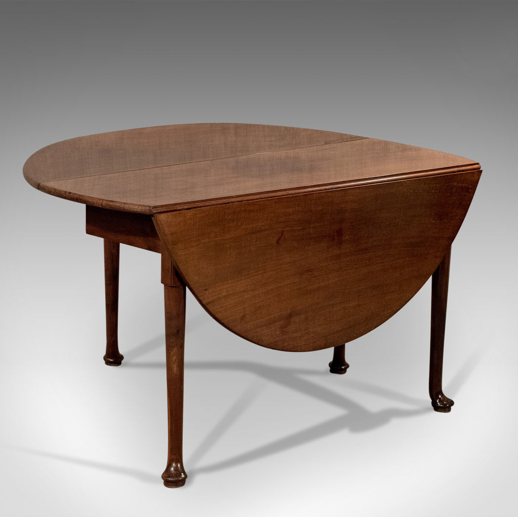 Antique Drop Flap Dining Table, Mahogany, English, Georgian, C18th Cir ...