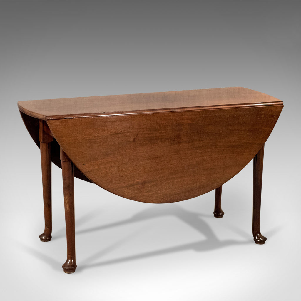 Antique Drop Flap Dining Table, Mahogany, English, Georgian, C18th Cir ...