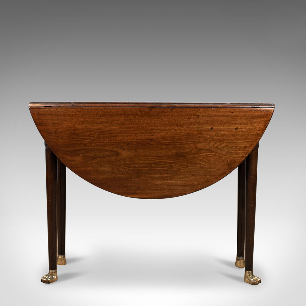Antique Drop Leaf Table, Mahogany, English, Georgian, Drop-Flap Dining ...
