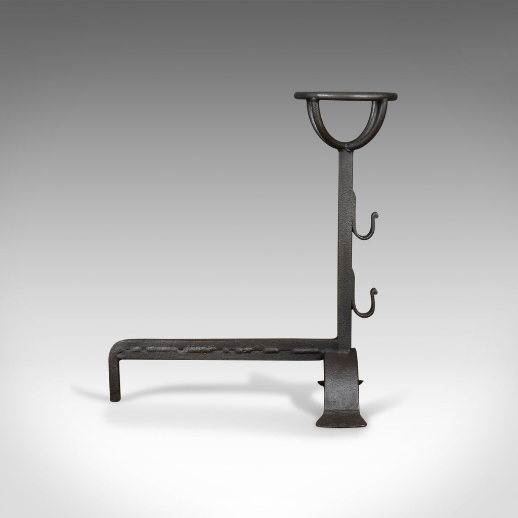 Antique Firedogs, Andirons, Iron, Tall, Spit Racks, English, Victorian ...