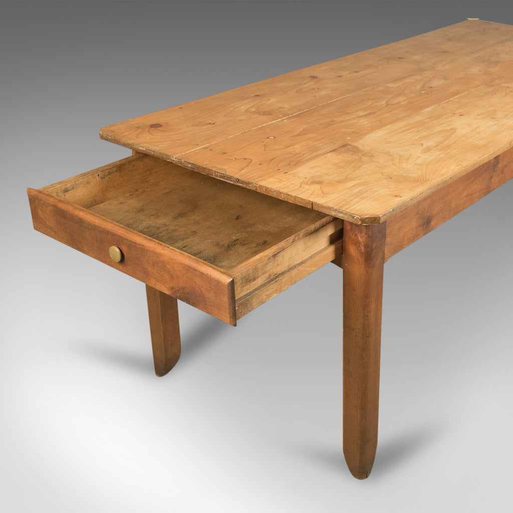 Antique French Farmhouse Table, C19th Pine, Kitchen Dining – London ...