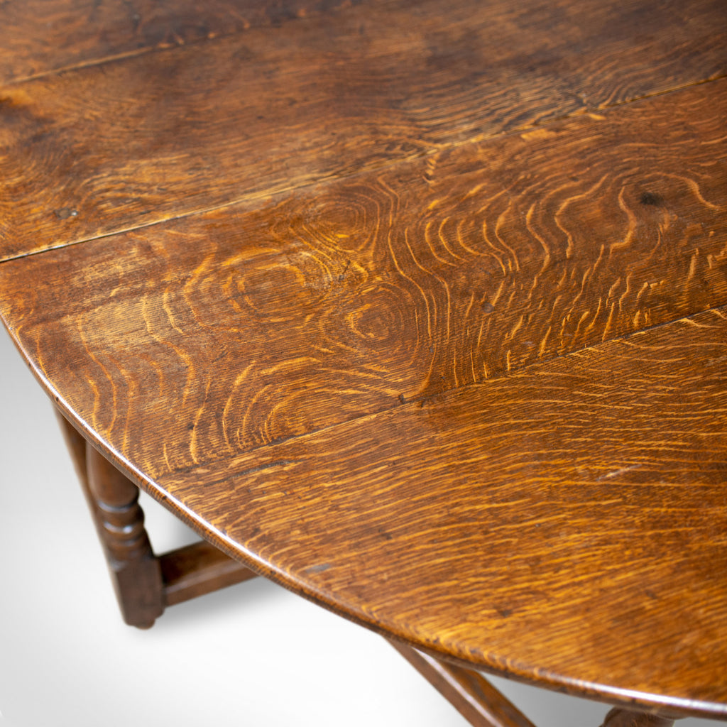 Antique Gate Leg Table, Georgian, English, Oak, Country Kitchen Dining ...