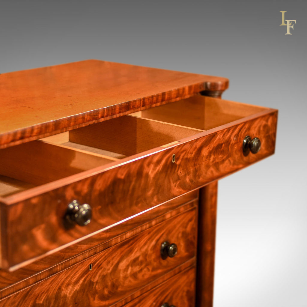 Victorian Antique Secretaire Chest of Drawers, c.1850 – London Fine ...