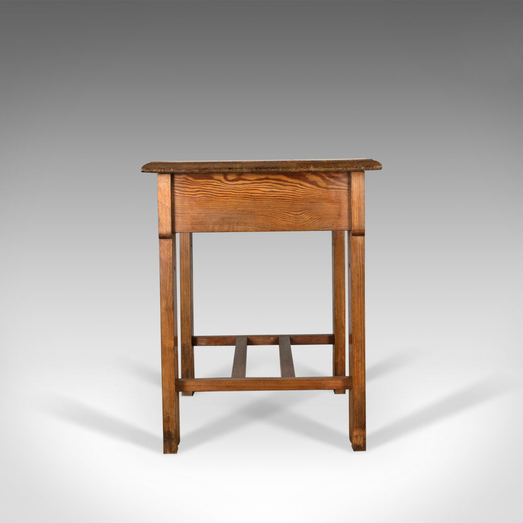 Antique Console Table, English, Arts & Crafts, Victorian, Pine, Side ...