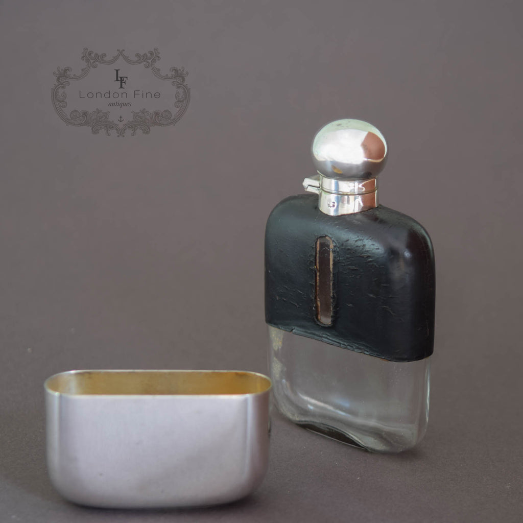 Antique Silvered Hip Flask, James Dixon & Sons c.1880 – London Fine ...