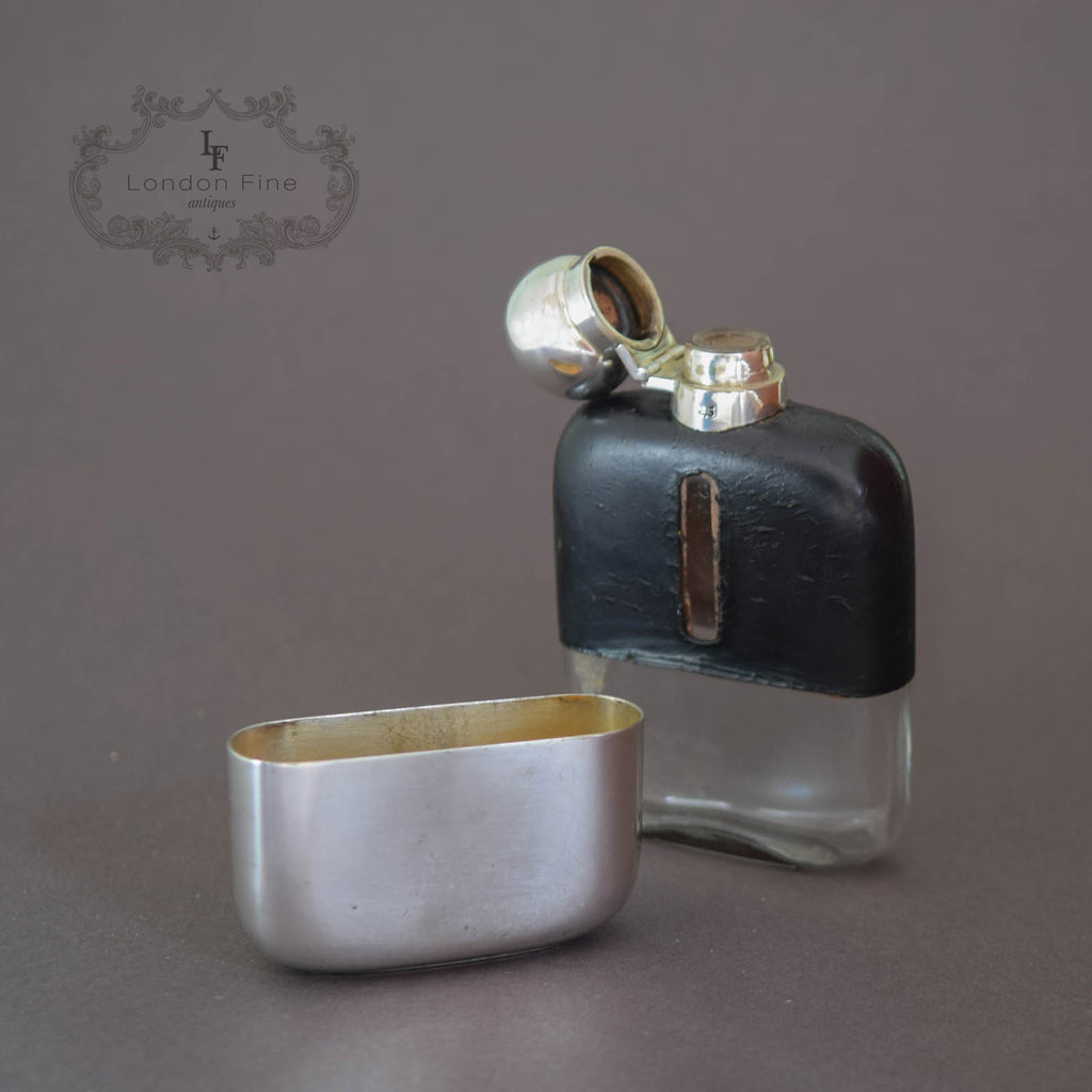 Antique Silvered Hip Flask, James Dixon & Sons c.1880 – London Fine ...