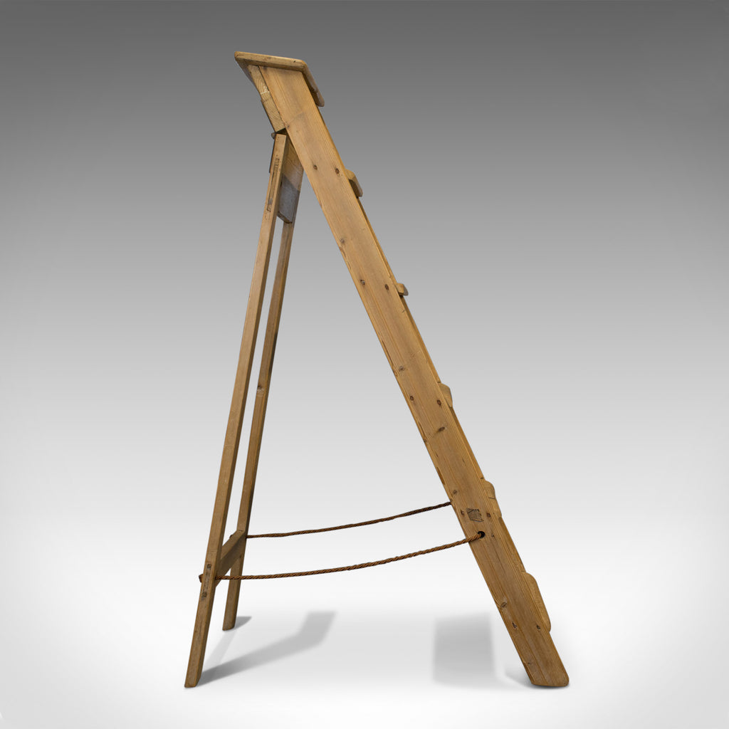 Antique Step Ladder, English, Victorian, Pine, Set of Steps, Display ...