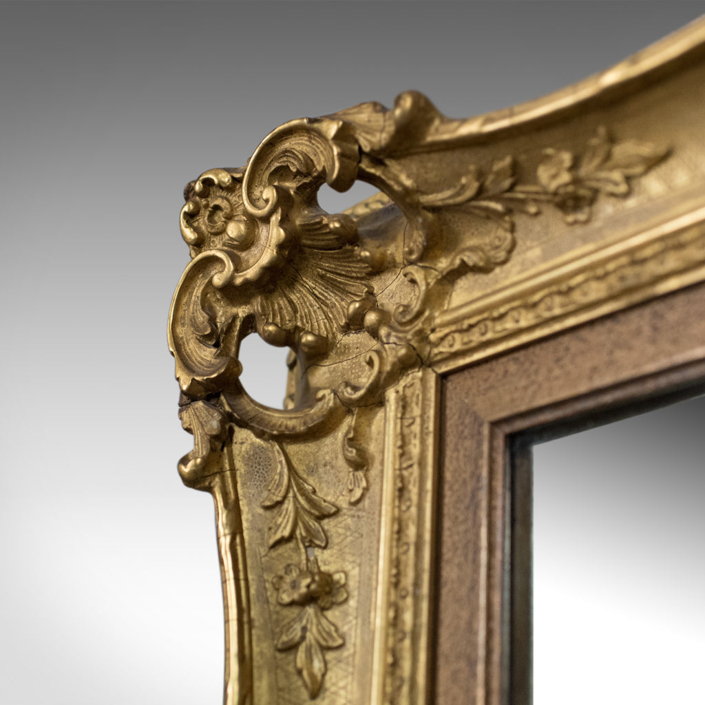 Antique Wall Mirror, English, Victorian, Picture Frame, 19th Century C ...
