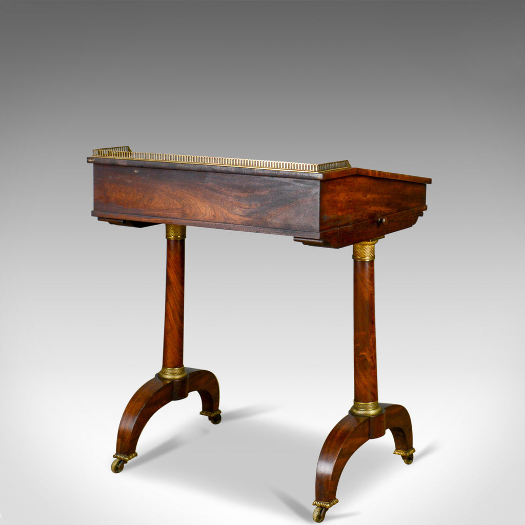 Antique Writing Table, English, Regency, Mahogany, Davenport, Circa 18 ...