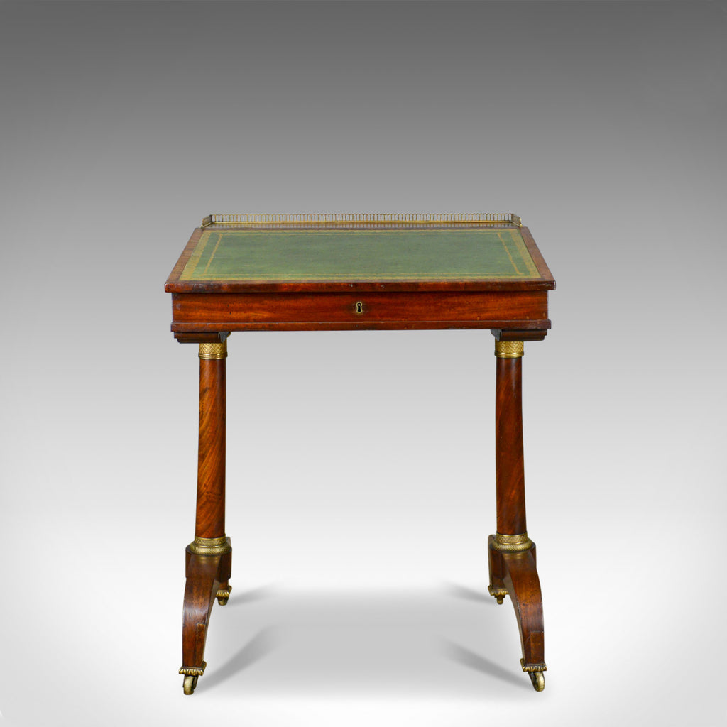 Antique Writing Table, English, Regency, Mahogany, Davenport, Circa 18 ...