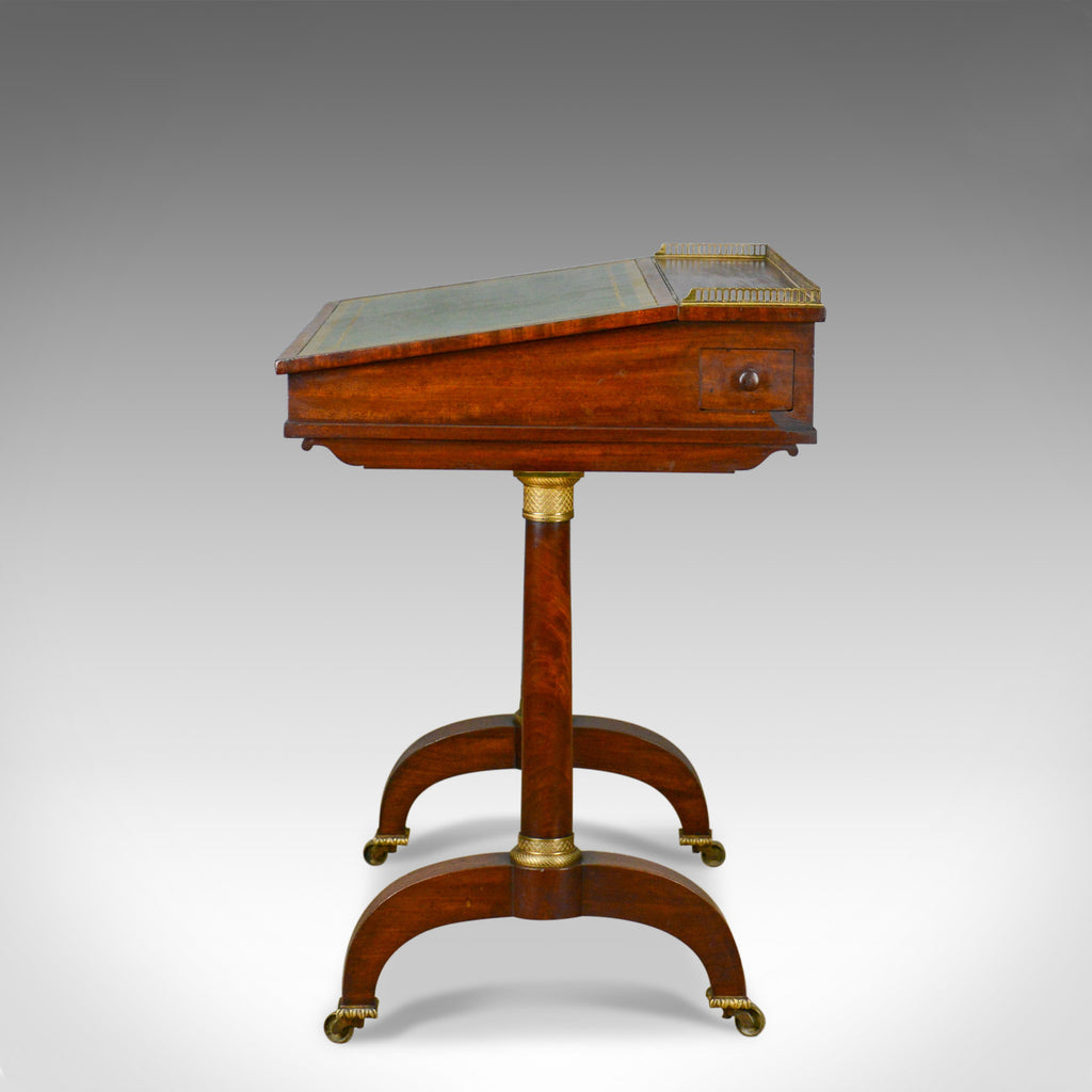 Antique Writing Table, English, Regency, Mahogany, Davenport, Circa 18 ...