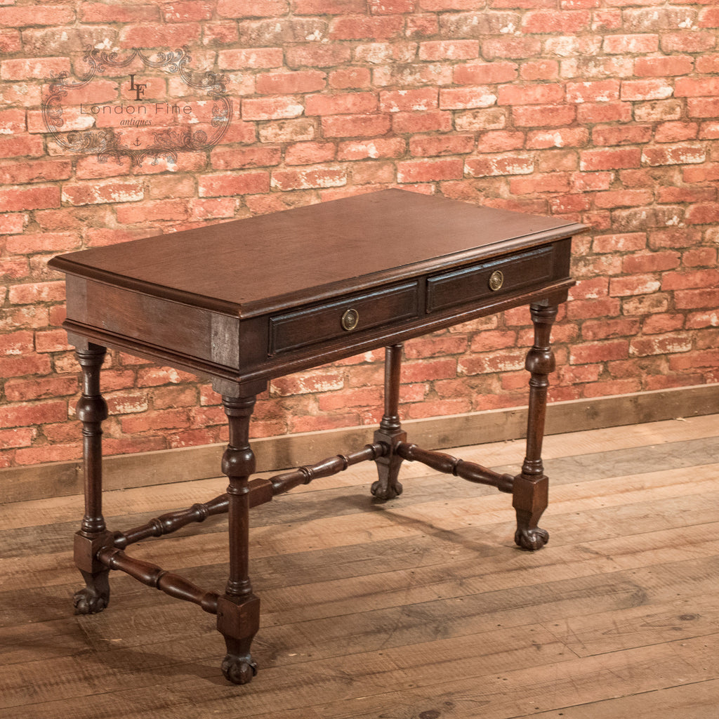 Victorian Oak Writing Table, c.1870 – London Fine Antiques