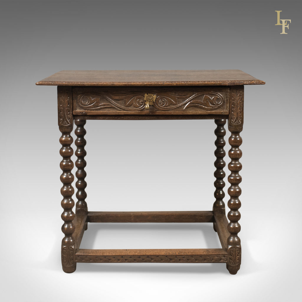 Early Georgian Antique Side Table, English Oak, c.1750 – London Fine ...