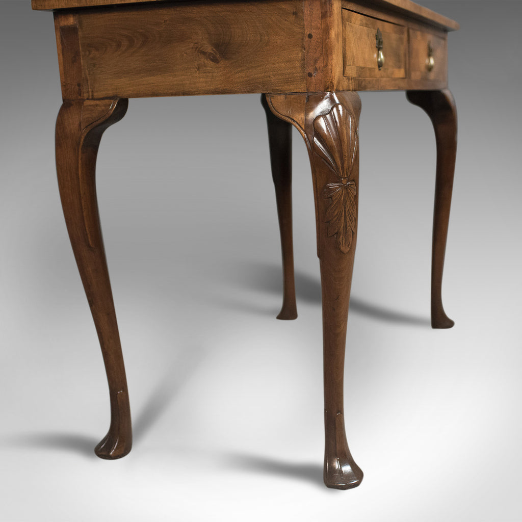 Edwardian Antique Side Table with Drawers, English, Walnut, Circa 1910 ...