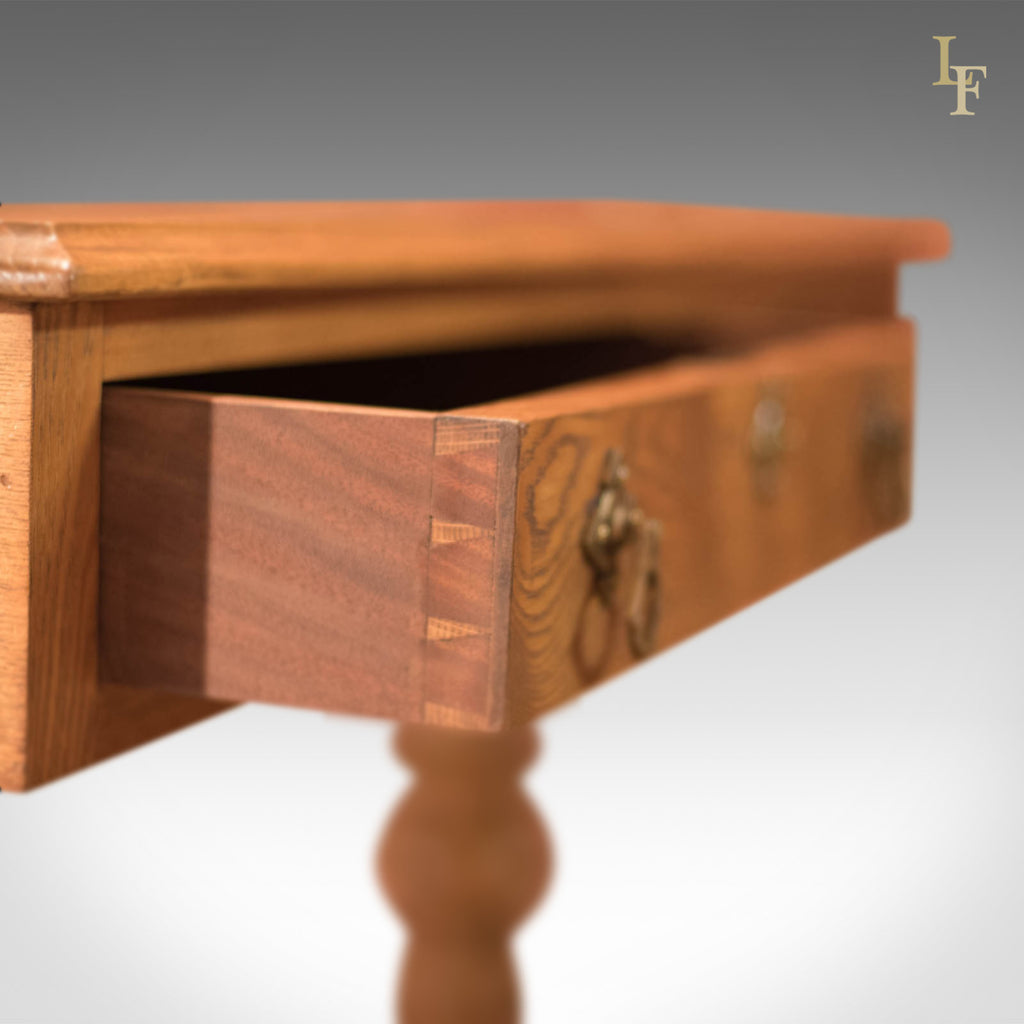 Victorian Ash Writing Table, c.1870 – London Fine Antiques