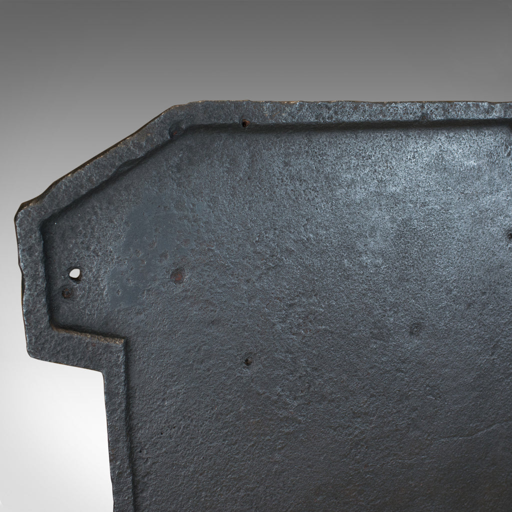 Very Large Antique Fire Back, Heavy, Cast Iron, Fire Plate, Fireplace ...