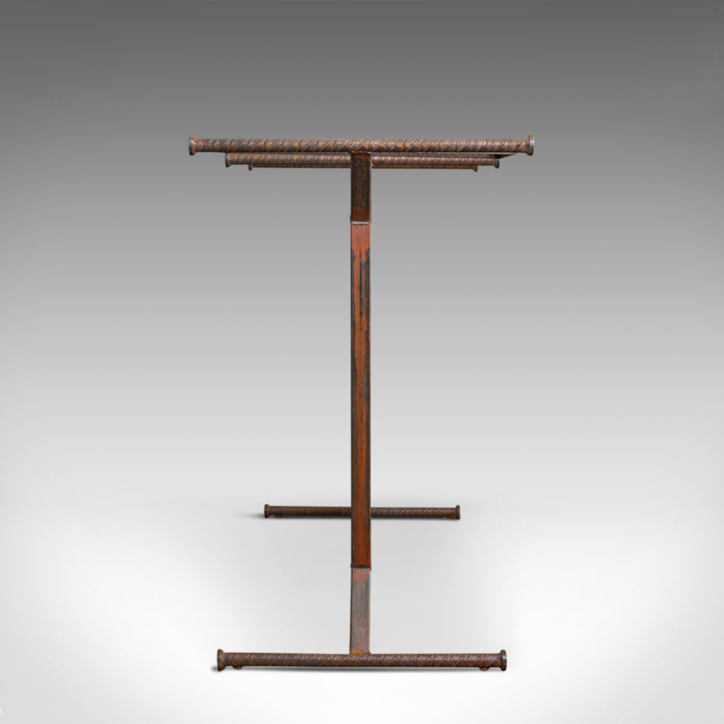 Vintage Clothes Rail, English, Steel, Oak, Retail, Shopfitting, 20th C ...