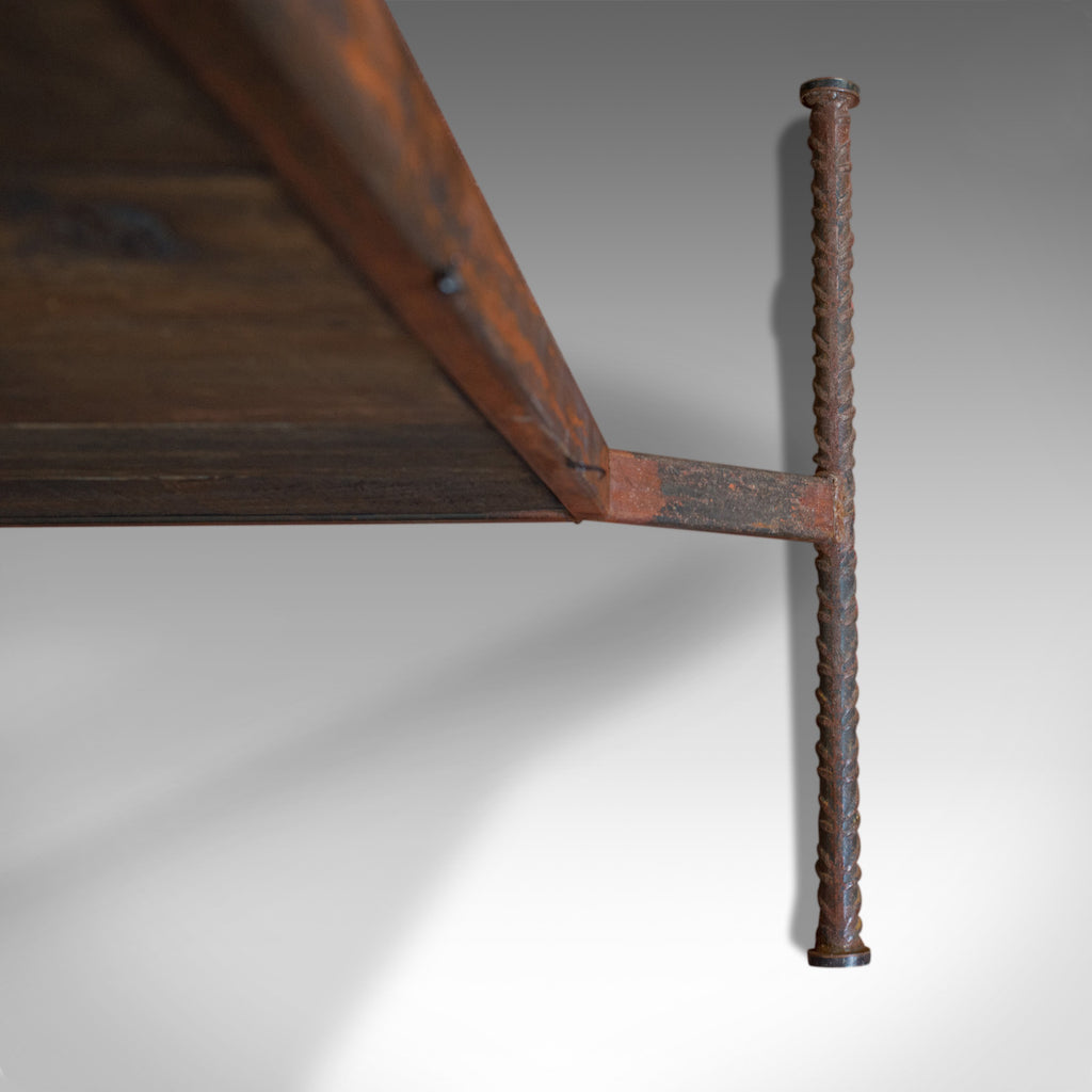 Vintage Clothes Rail, English, Steel, Oak, Retail, Shopfitting, 20th C ...