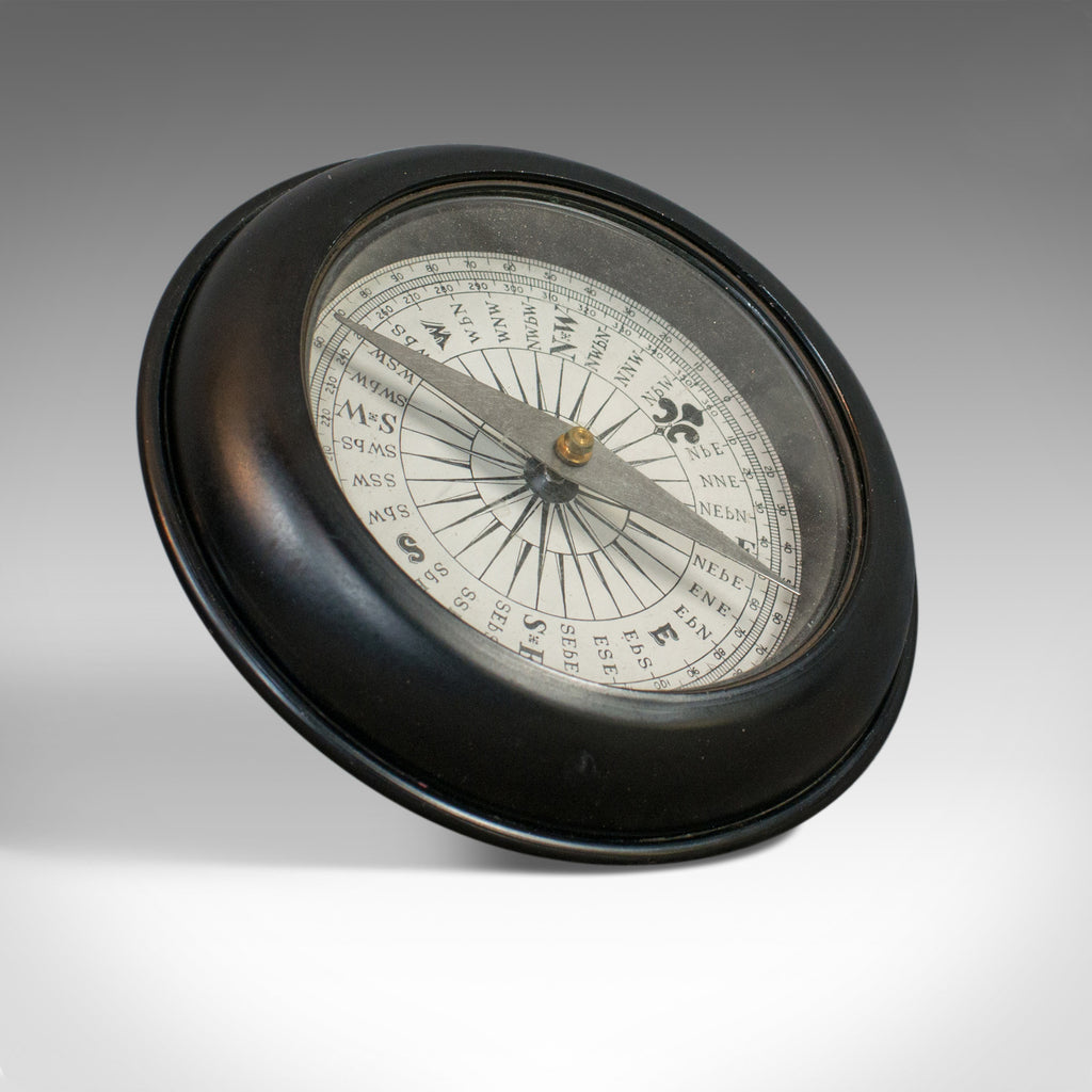 Vintage, Ships Compass, English, Steel, Maritime, Navigation, Circa 19 ...