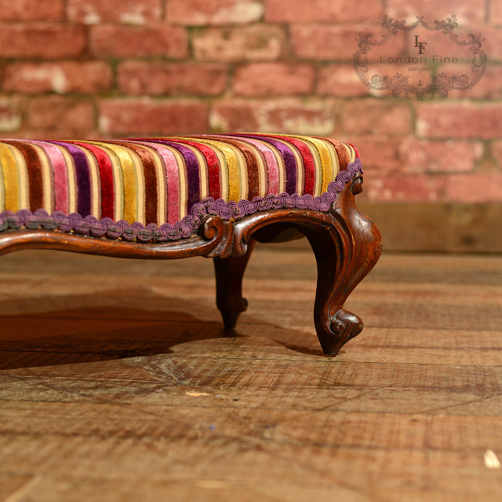 Victorian Foot Stool, Carriage Stool, c.1840 – London Fine Antiques