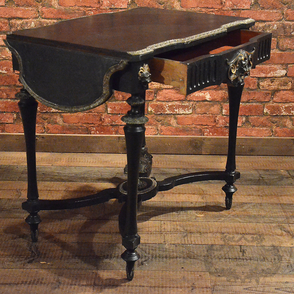 French Drop Flap Console Table – London Fine Antiques